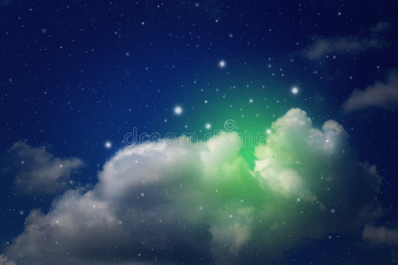 Colorful night sky stock photo. Image of blue, fantasy - 181034808