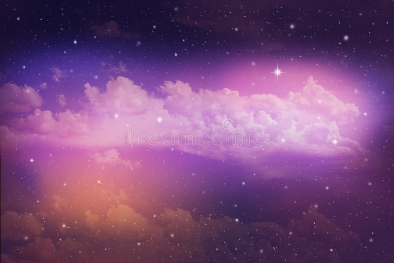 Colorful night sky stock image. Image of comet, cosmos - 120781341