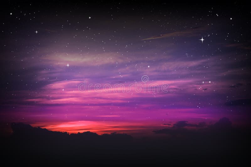 Colorful night sky stock photo. Image of blue, fantasy - 181034808