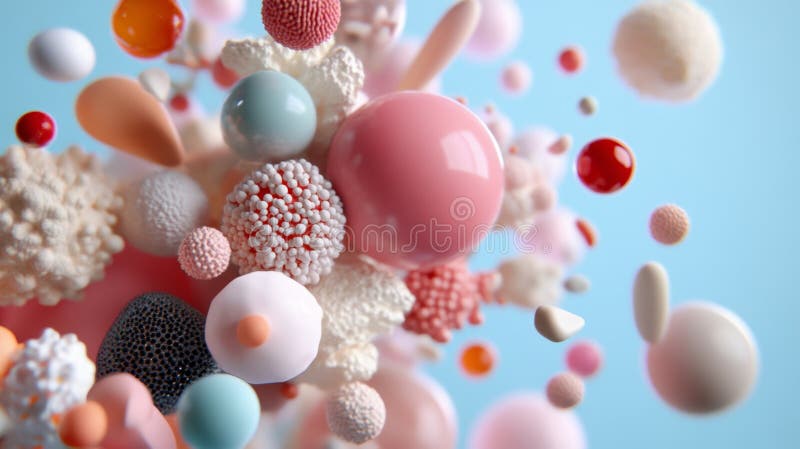 Colorful Nitrogen Bubbles and Formations Create an Abstract ...