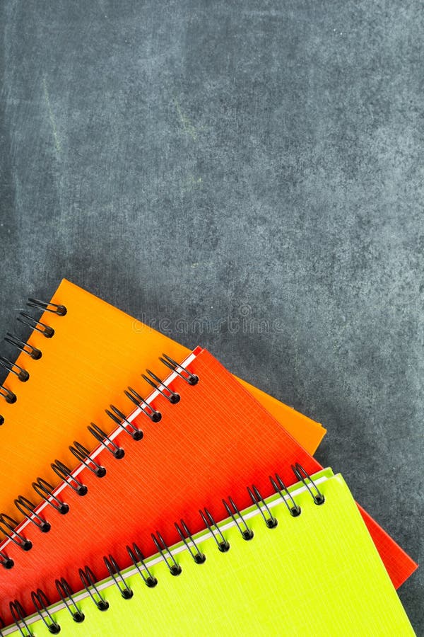Colorful note book stock image. Image of background, stack - 60421837