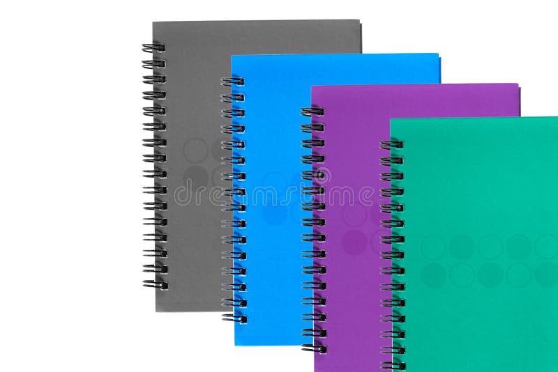 Colorful note book. stock photo. Image of object, clean - 60005160