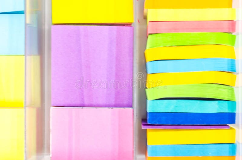 Colorful note pad stock image. Image of background, paper - 44512069