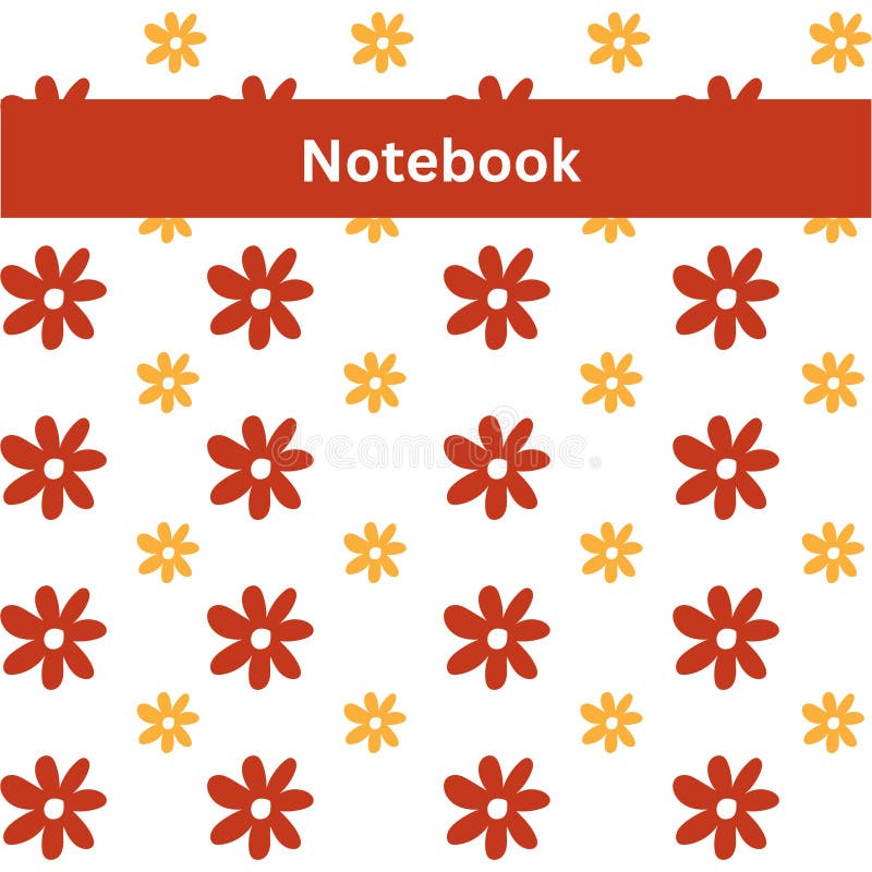 Colorful Notebook Design. Notebook Template Design Stock Vector ...