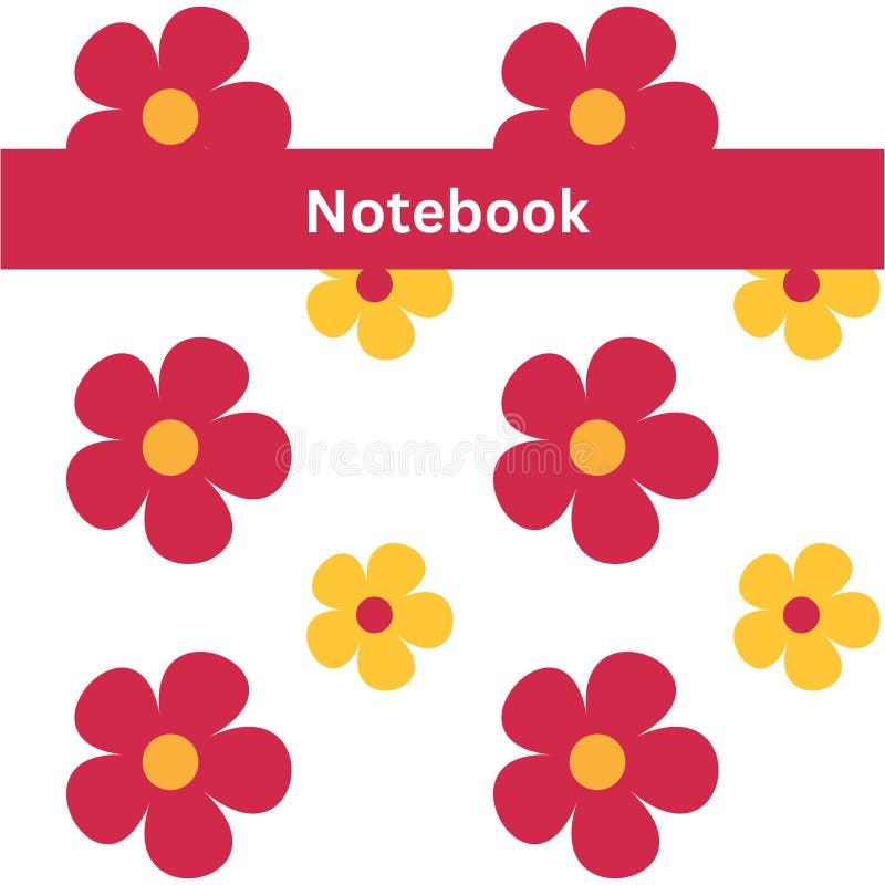 Colorful Notebook Design. Notebook Template Design Stock Vector ...