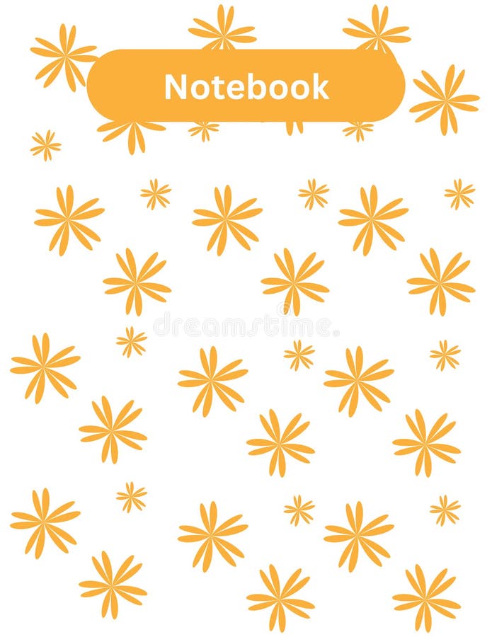 Colorful Notebook Design. Notebook Template Design Stock Vector ...