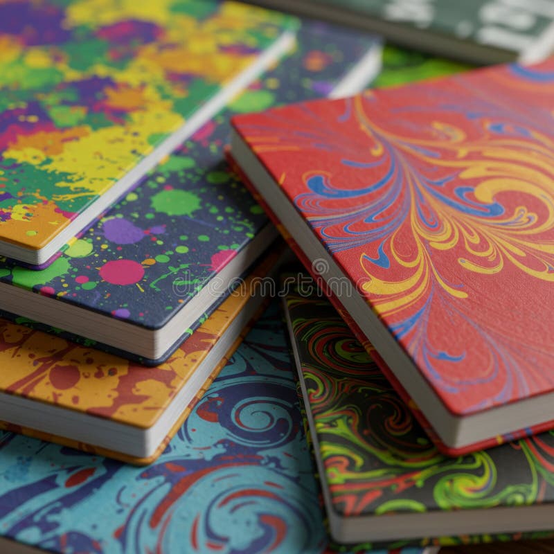 Colorful notebooks stock image. Image of colors, plastic - 37719869