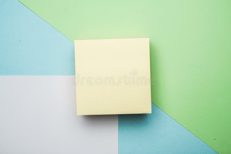 Colorful notepaper stock image. Image of template, notice - 297577119