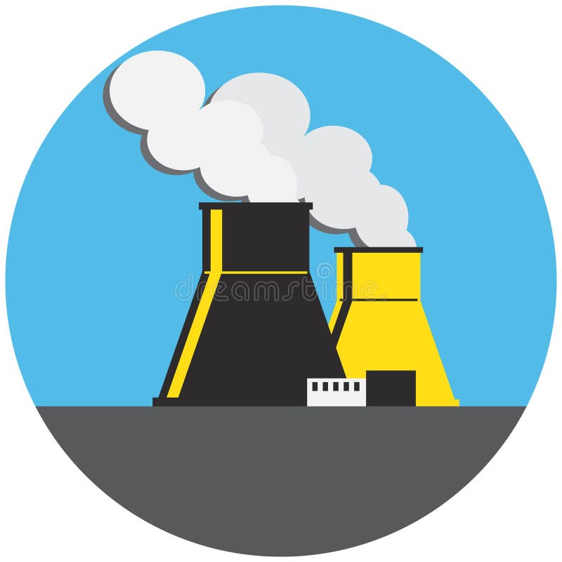 Colorful NPP picture stock vector. Illustration of smog - 60123929