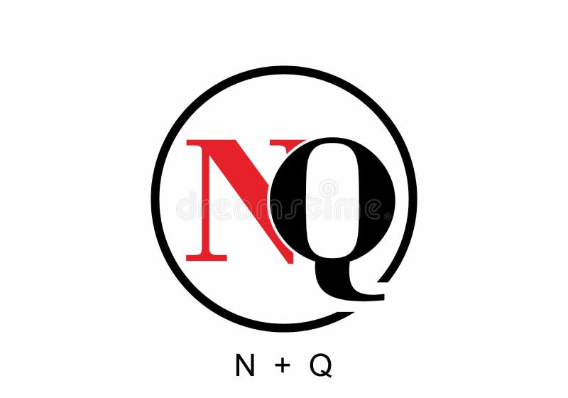 Colorful of NQ Initial Letter Stock Vector - Illustration of element ...