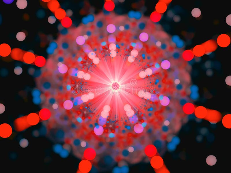 Nuclear fission stock illustration. Illustration of transformation ...