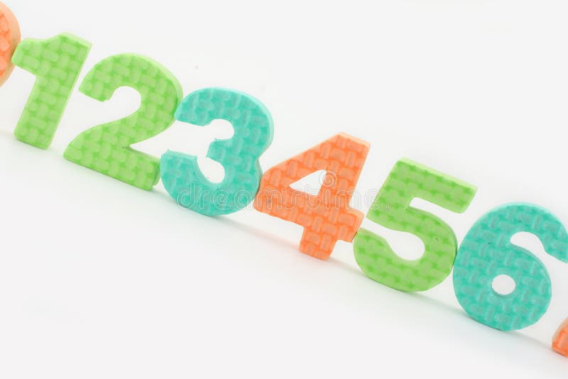 Colorful numbers stock photo. Image of multiply, number - 1284338