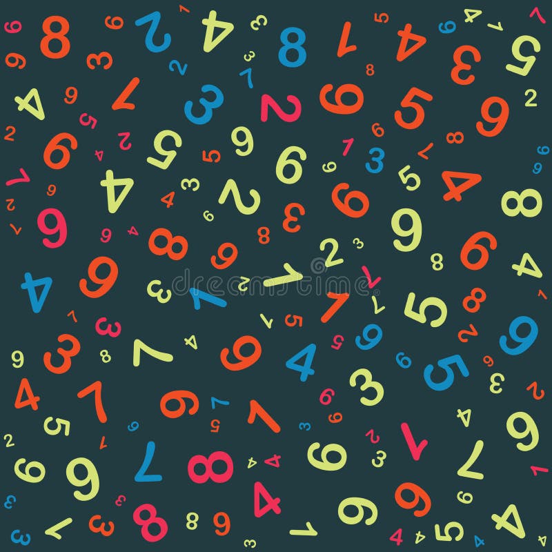 Kid Pattern School Numbers Stock Illustrations – 343 Kid Pattern School ...