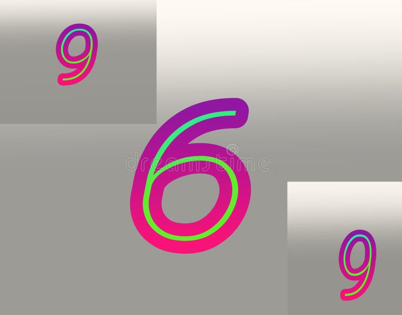 Colorful Numbers Signs Set in Hand Drawn , Stock Illustration ...