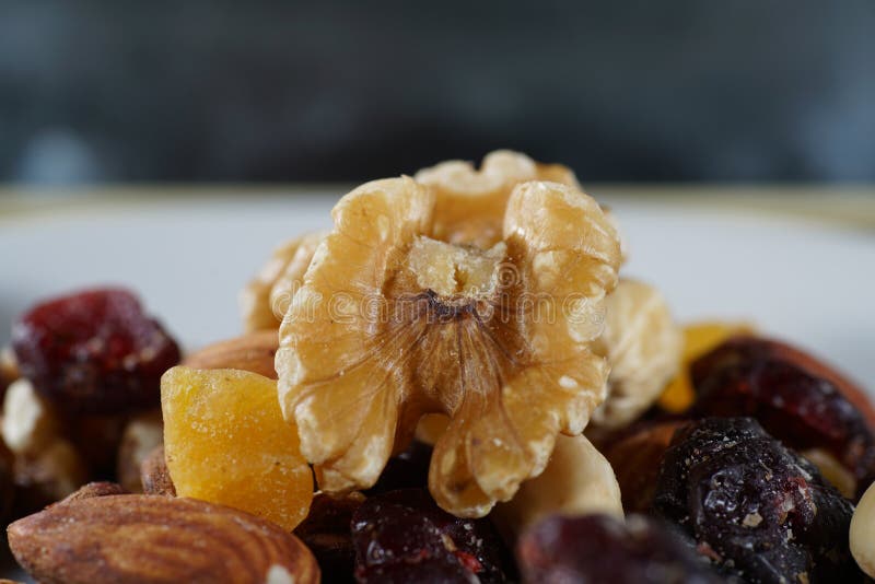 Colorful nut mixture stock image. Image of green, hazelnut - 108568215