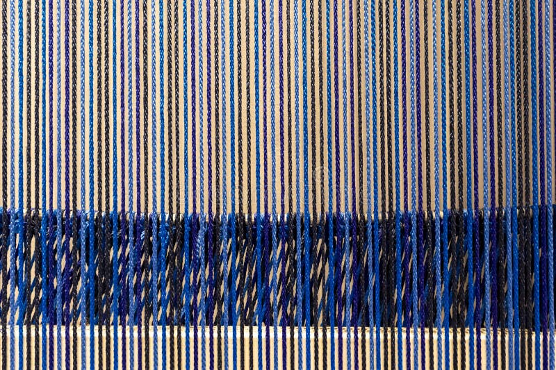 Colorful Nylon Rope Using Nylon Rope in Weaving Stock Image - Image of ...