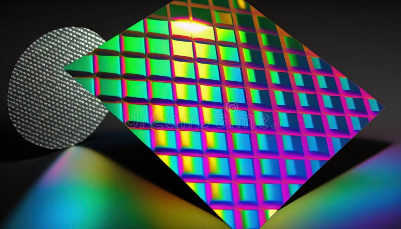 A Colorful Object with a Circular Object in the Middle of it Stock ...