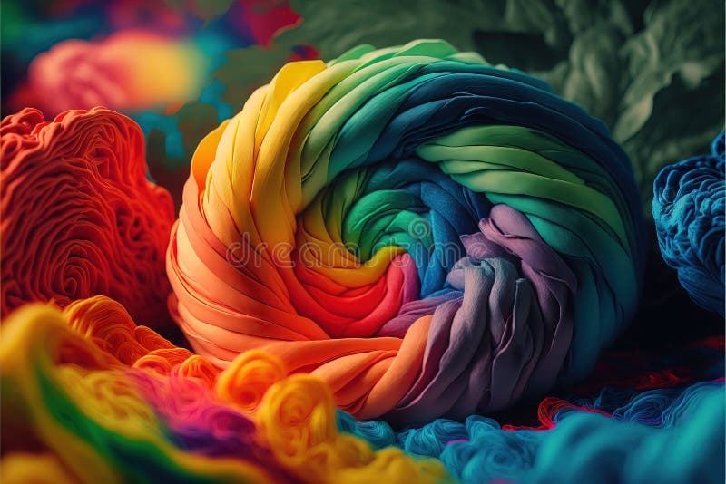 A Colorful Object is Shown in this Image with a Black Background and a ...