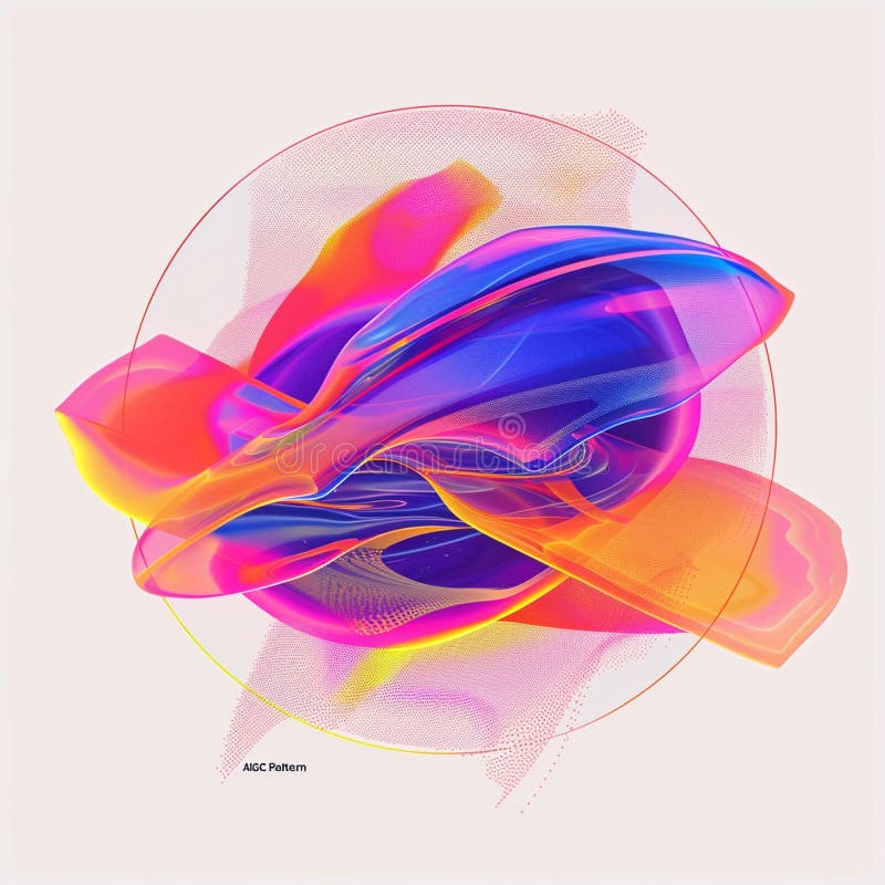 Colorful Object on White Background Stock Illustration - Illustration ...