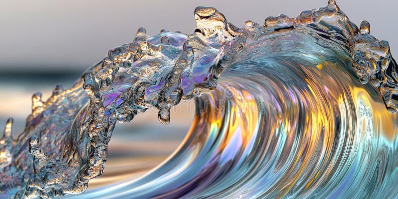 Colorful Ocean Wave stock photo. Image of light, ocean - 359010514