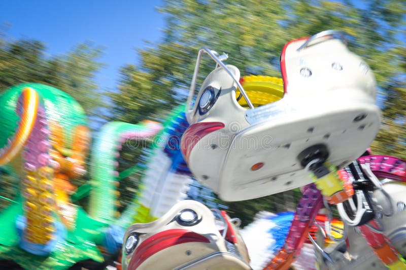 Colorful Octopus Park Machine Stock Photo - Image of machines, colored ...