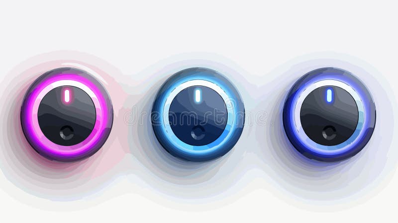 Colorful on Off Switch Buttons in Different Variations for Digital ...