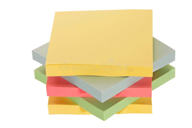 Colorful office paper stock image. Image of bulletin, notice - 1705467