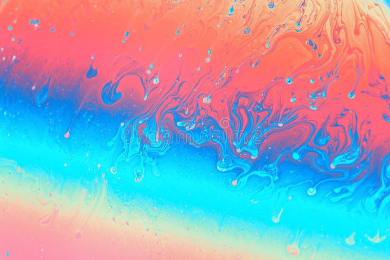Colorful of Oil Flow from Bubble Stock Image - Image of flow, bubble ...