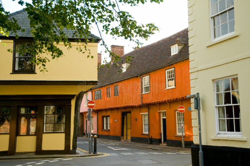 Colorful old buildings stock image. Image of history - 17183971