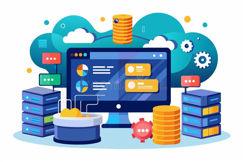 A Colorful Online Database Platform Visualizing Big Data Storage And Analytics Online Database