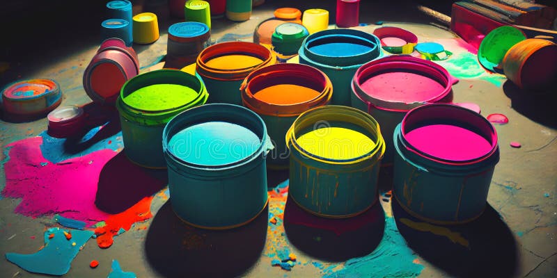 Orange Paint Pots Stock Illustrations – 69 Orange Paint Pots Stock ...