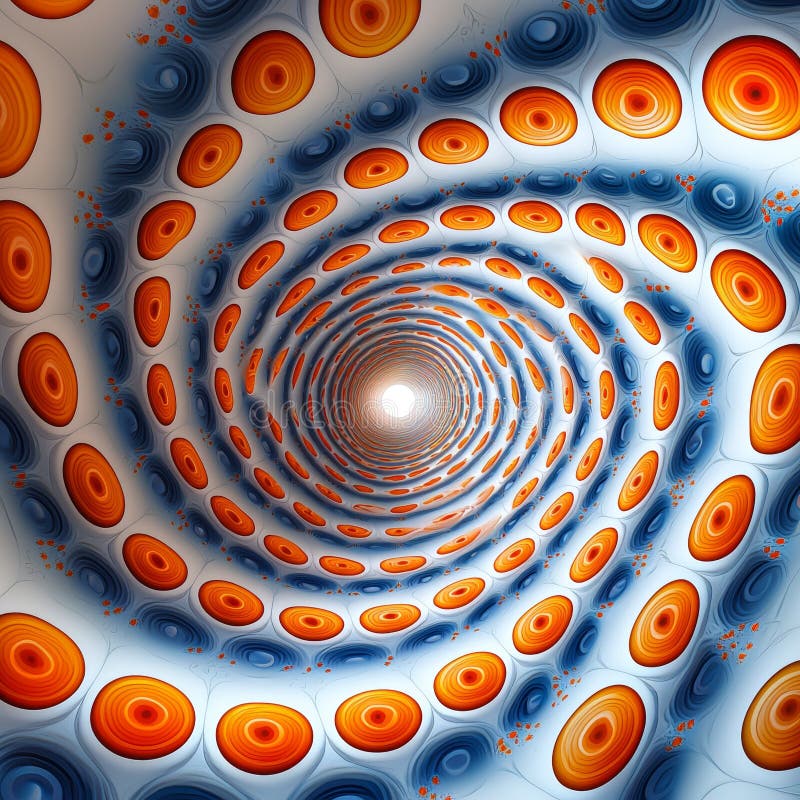 Colorful Optical Illusion with Mesmerizing Tunnel-like Design and ...