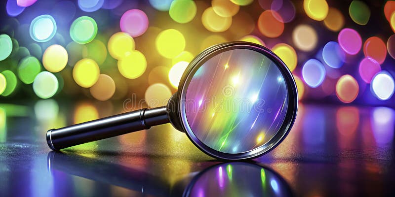 A Colorful Optical Lens Captures a Rainbow Spectrum Striking Visuals ...