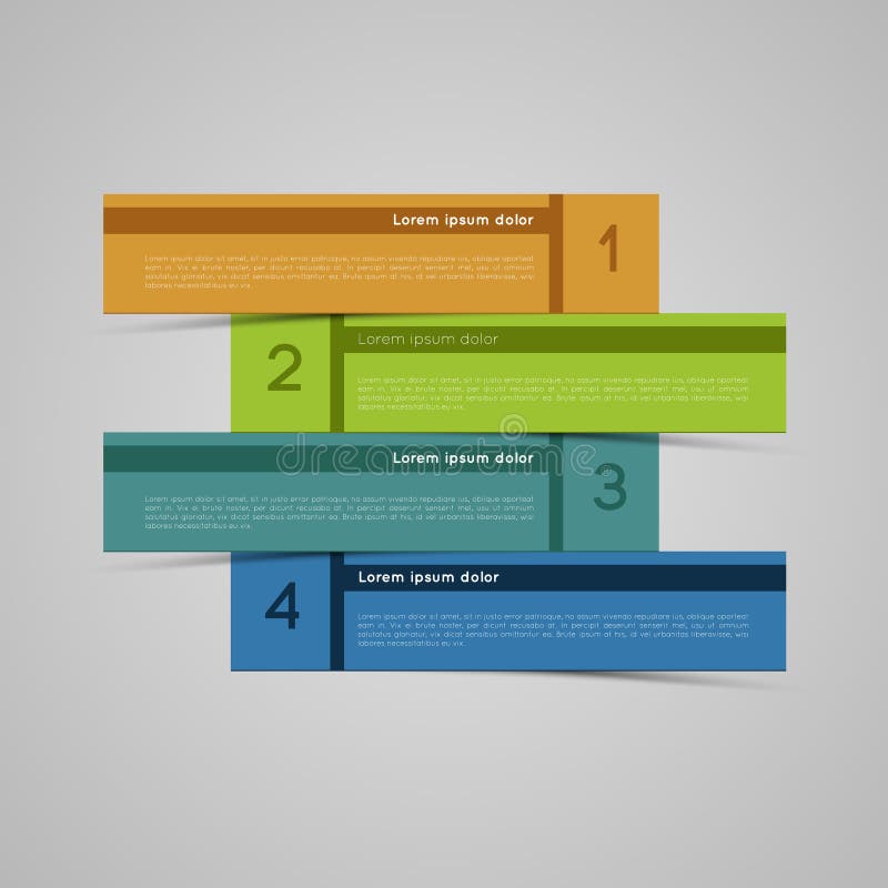 Option paper template stock vector. Illustration of four - 31159708