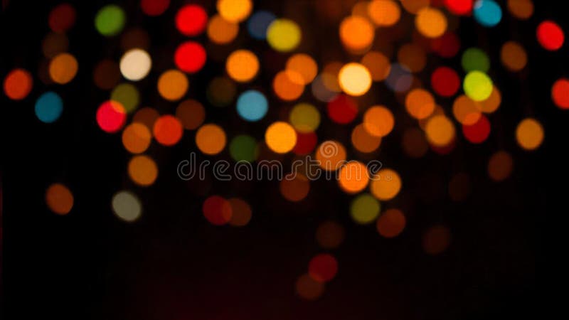Colorful Orbs of Varying Sizes and Brightness Stock Illustration ...