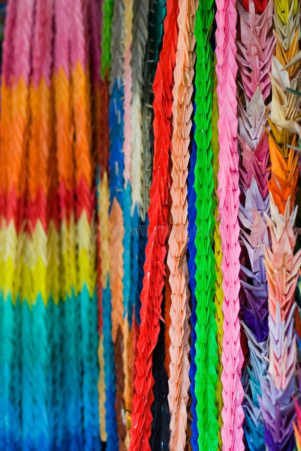 Colorful Origami In Japanese Temple Picture. Image: 16406083