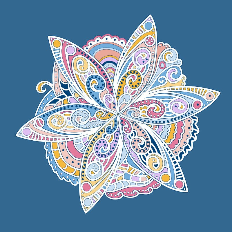 Colorful mandala stock vector. Illustration of fashion - 41876273 Colorful mandala stock vector. Illustration of fashion - 41876273