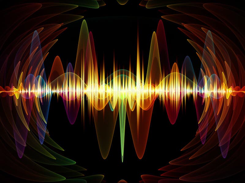 Colorful Oscillation stock illustration. Illustration of color - 121301973