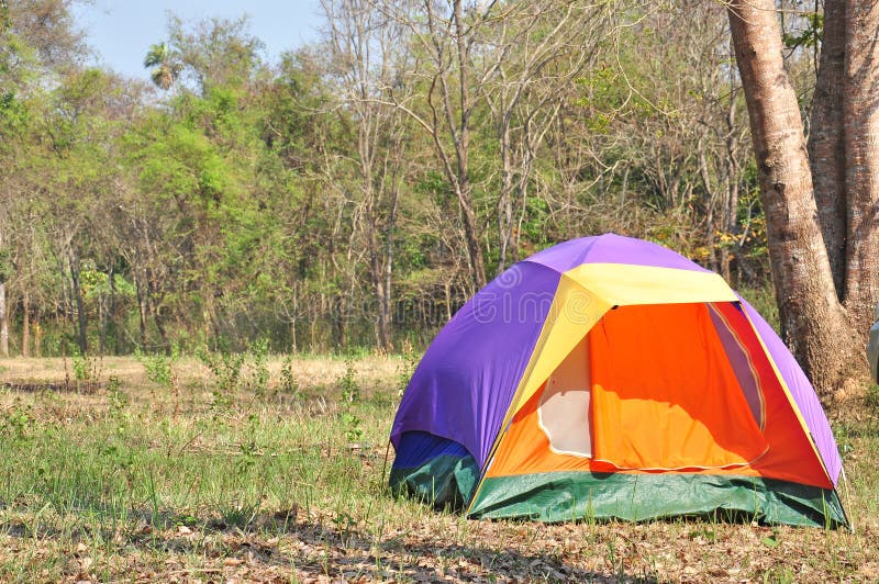 Colorful outdoor tent stock image. Image of scenery, dome - 29635423
