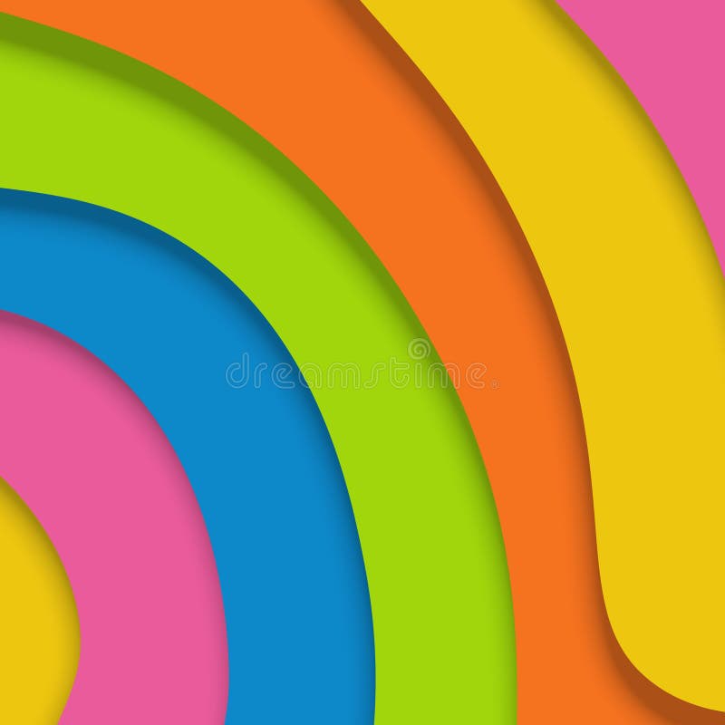 Colorful Overlapping Background. Stock Vector - Illustration of light ...