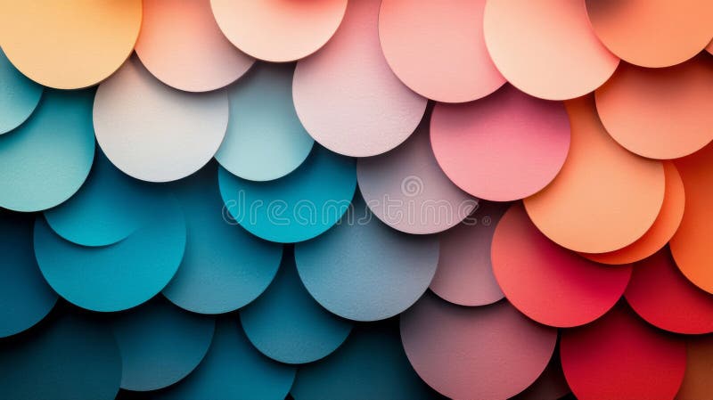 Colorful Overlapping Circles Abstract Background Texture Stock ...