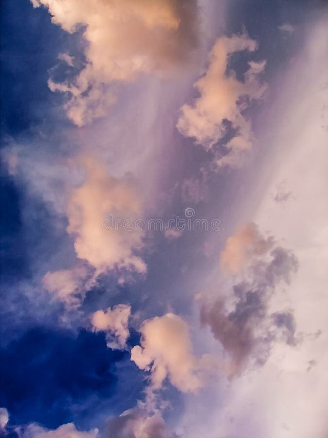 Colorful Pacific Northwest Skies and Cloudscapes Stock Image - Image of ...