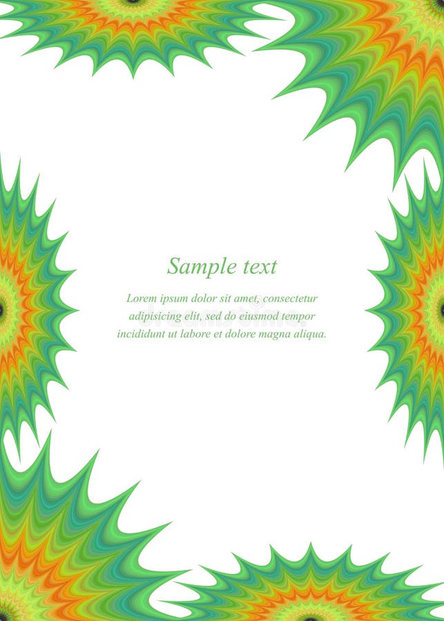 Colorful Page Corner Design Template Stock Vector - Image: 62238652