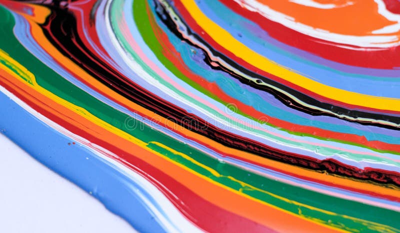 Colorful Paint Abstract Pattern Stock Image - Image of pattern ...