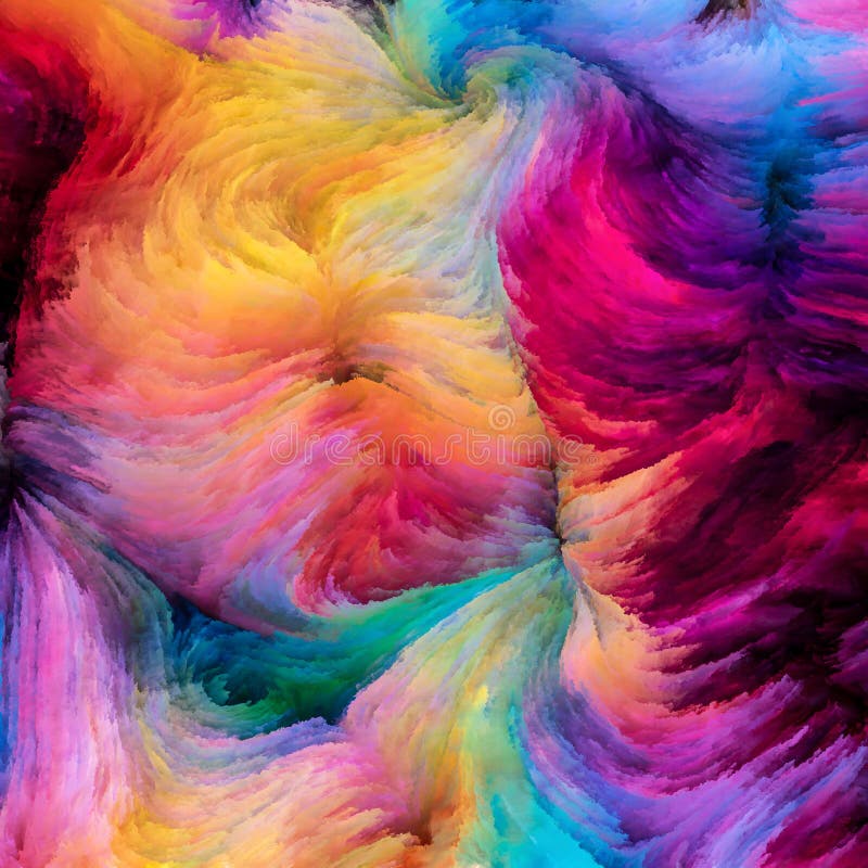 Colorful Paint Backdrop stock illustration. Illustration of swirl ...