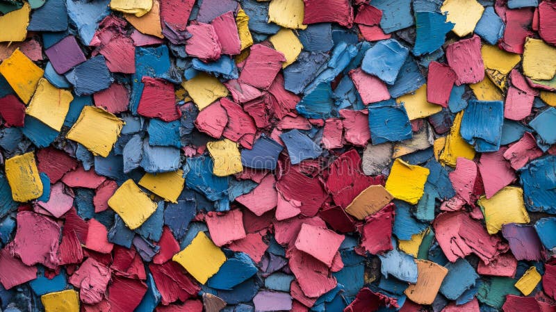 Paint chip tree stock vector. Illustration of tile, mosaic - 16679489