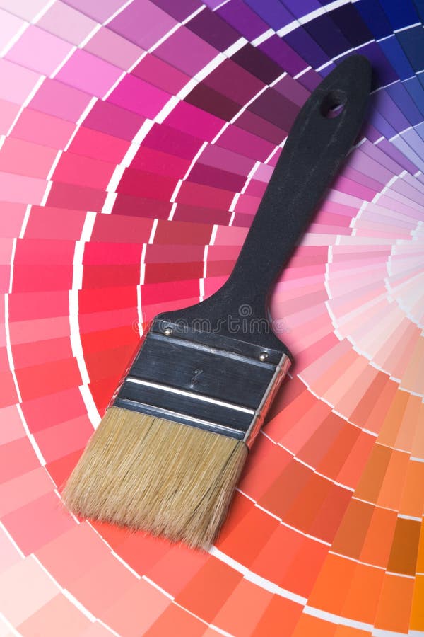 Colorful Paint Color Swatches Stock Image - Image of fabric, palette ...