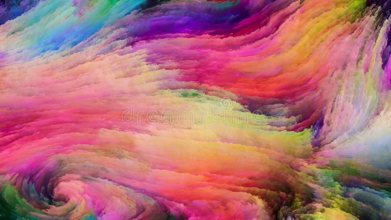 Colorful Paint Design stock illustration. Illustration of dynamic ...