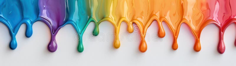 Colorful Paint Dripping Abstract Background Stock Illustration ...