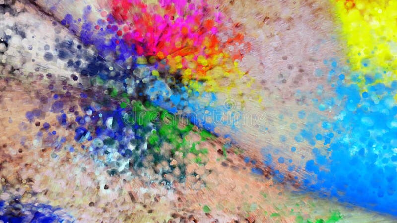 Colorful Paint Drops Falling Animated Pattern on 3D Background ...